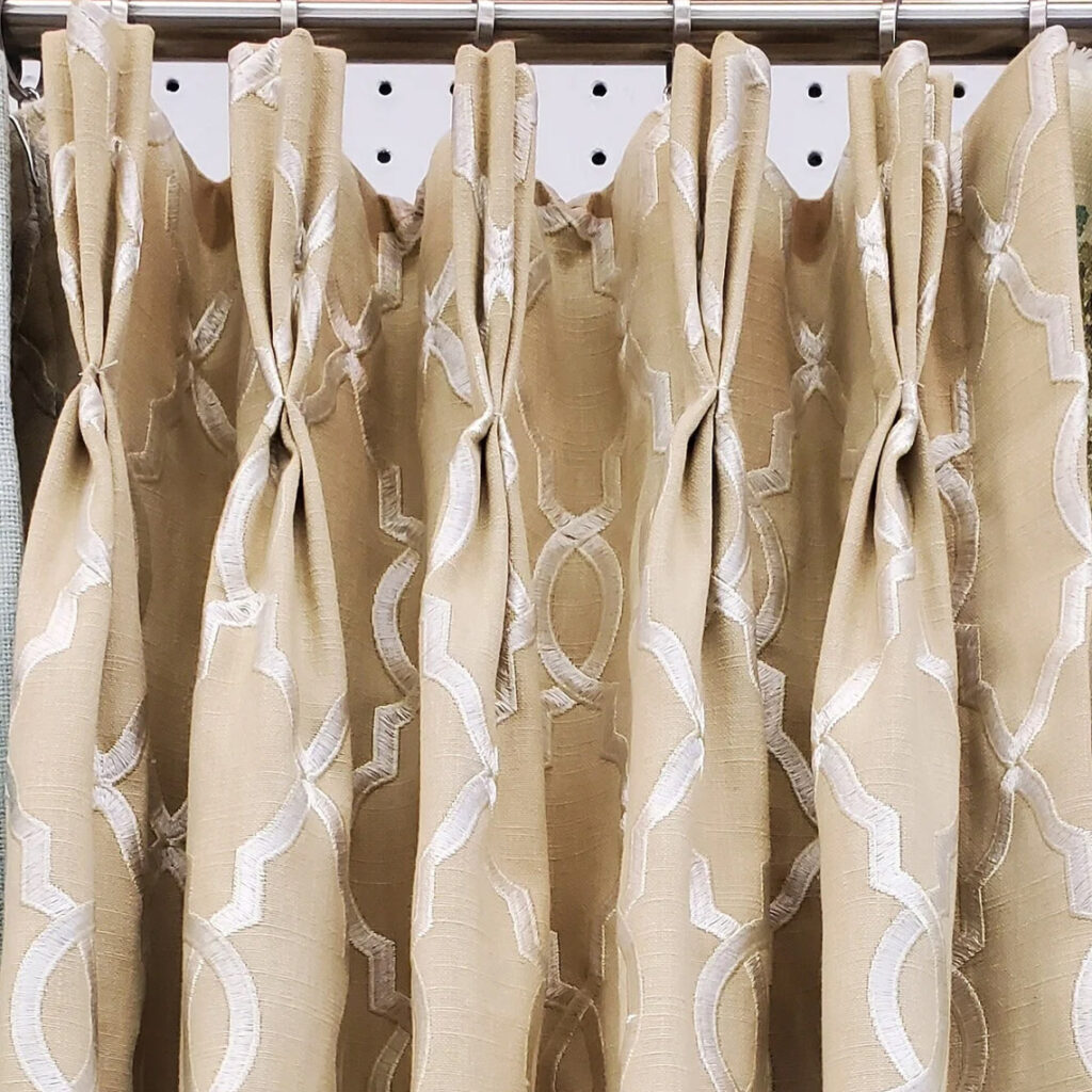 Classic Custom Drapes in Melvyn Oatmeal (1 Pair/ 2 Panels)