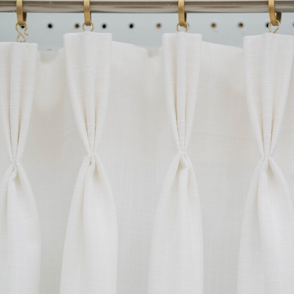 Classic Custom Drapes in Aldon Optic (1 Pair/ 2 Panels)