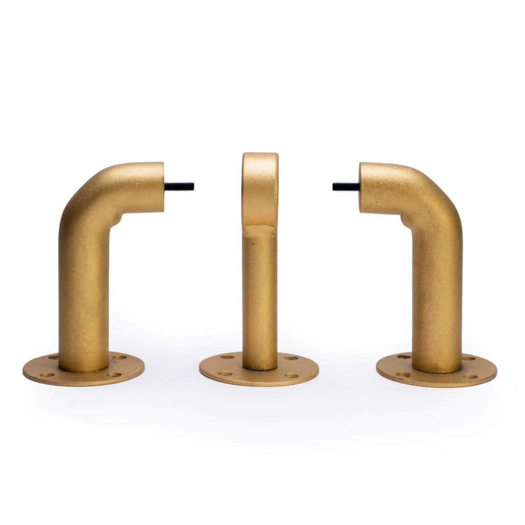 Return Bracket Set for 7/8 in. Rods in the 1 in. Scale-Gold