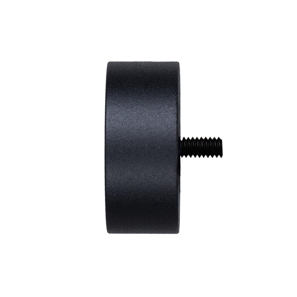 Elegant Ball Finial For 1 In. Scale Rod – Black