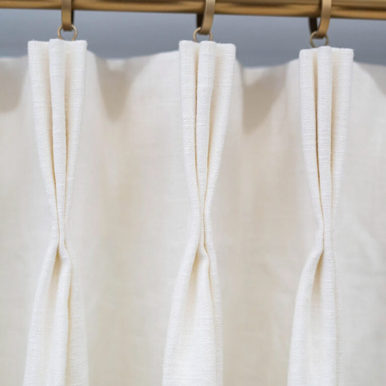 Classic Custom Drapes in Jefferson White (1 Pair/2 Panels)