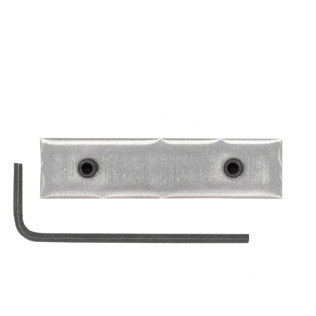 Connector Screw Plate for Metal Zip Rod in the 1 inch Scale