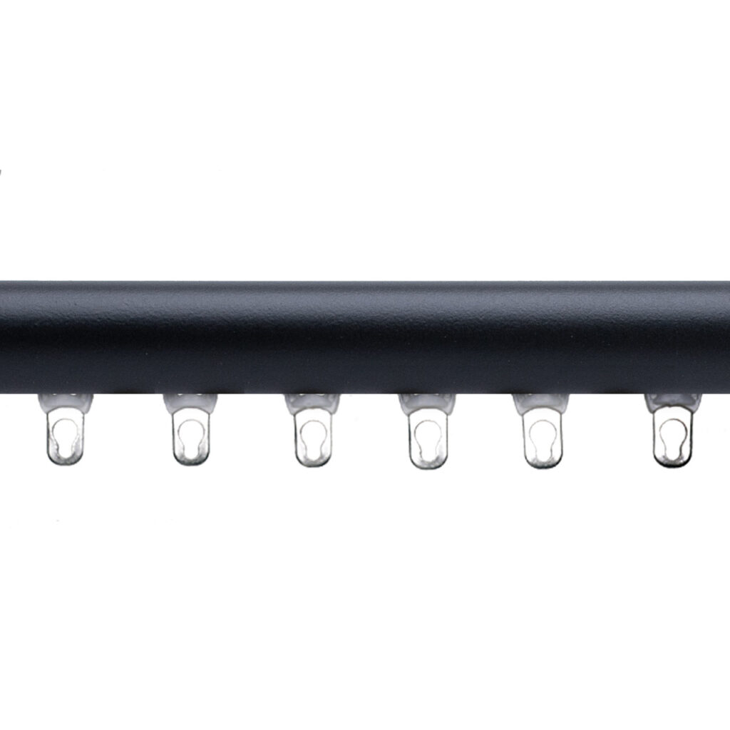 Radius French Return Bracket Set for 1 in. Metal Zip Rod - Antique Gold